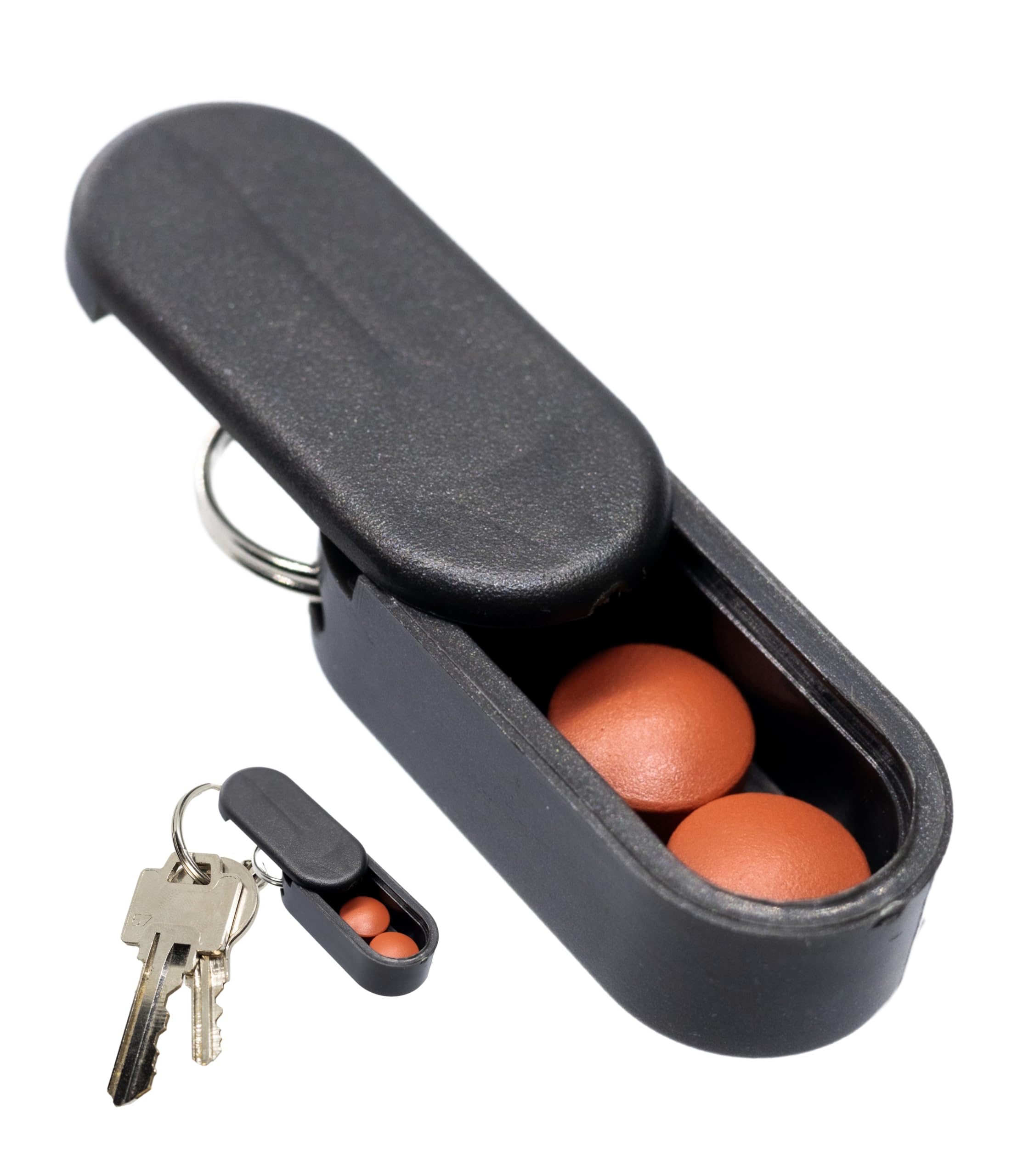 Amazon.com: Pill Pod Keychain Pill Holder: Micro-Sized & Lightweight ...