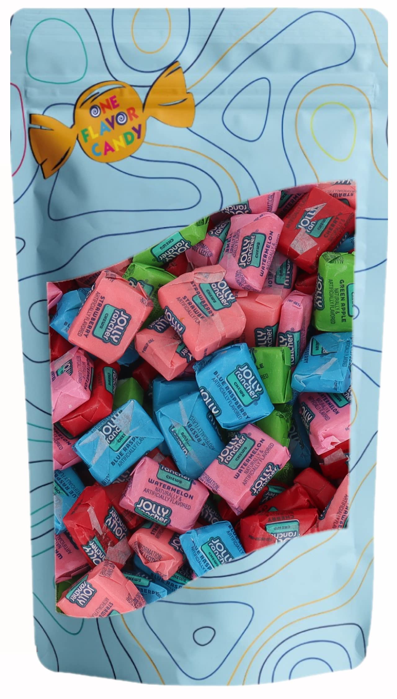 Snapklik.com : One Flavor Candy Jolly Ranchers Fruit Chews Chewy Candy ...