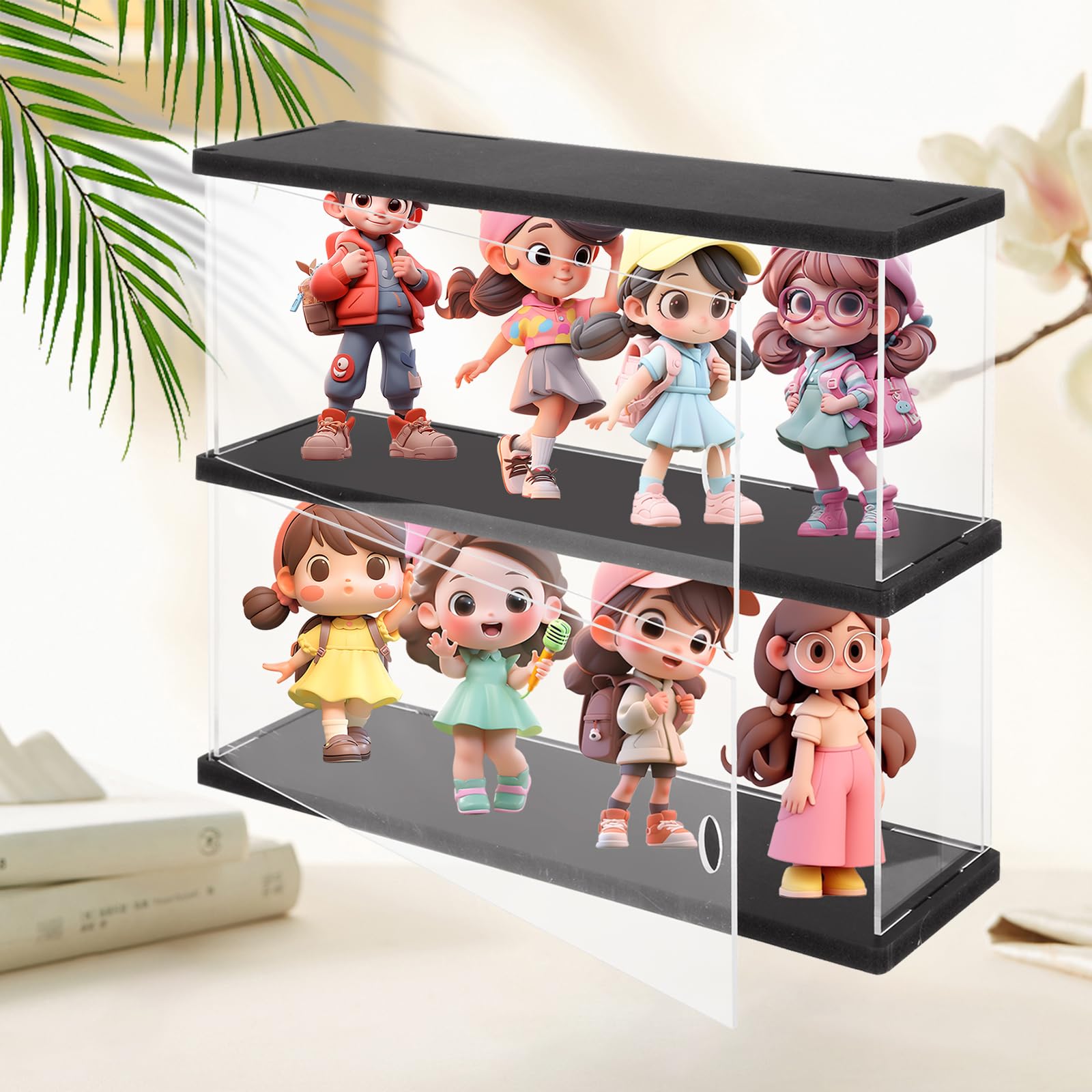 Amazon.com: Clear Display Case for Figures, Collectibles Display Box ...