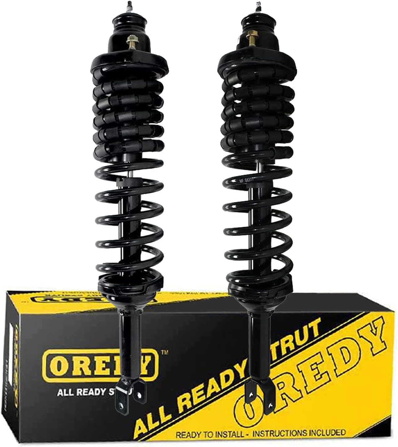 Amazon.com: OREDY Rear Pair Struts with Coil Spring Assembly ...