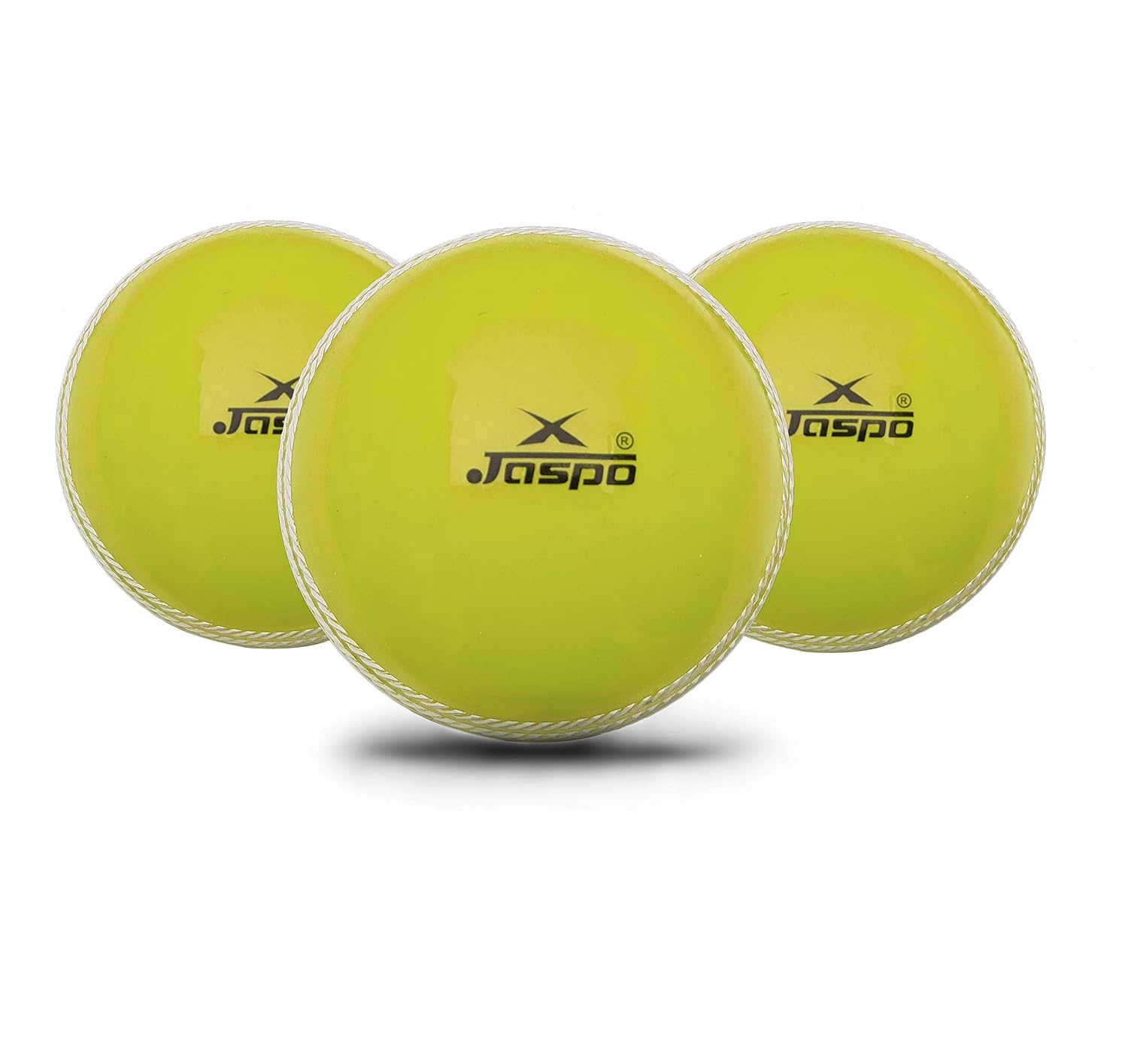 jaspo PVC T-20 Soft Cricket Balls (Neon Yellow, 110 Gm) - Pack of 3 ...