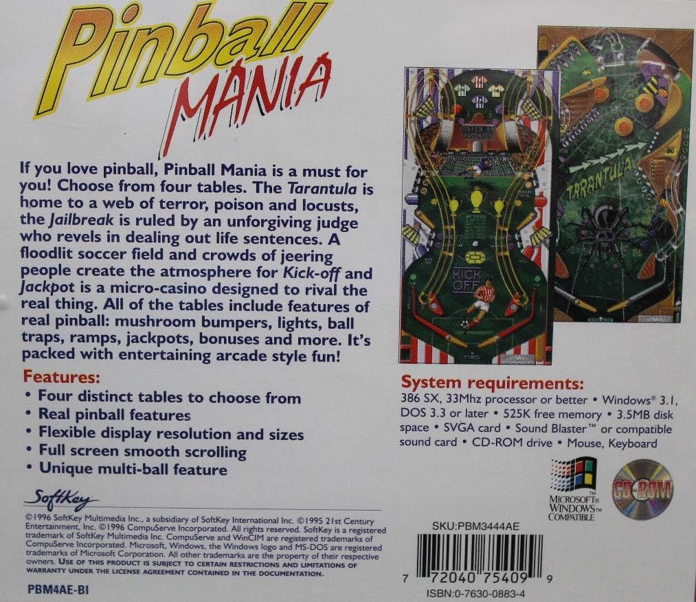 Amazon.com: PINBALL MANIA : Video Games