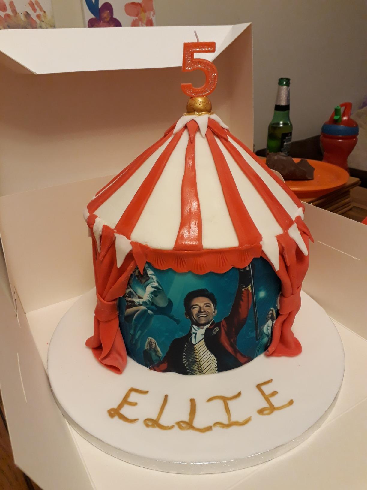 Personalised Edible The Greatest Showman Cake Topper Icing Paper ...