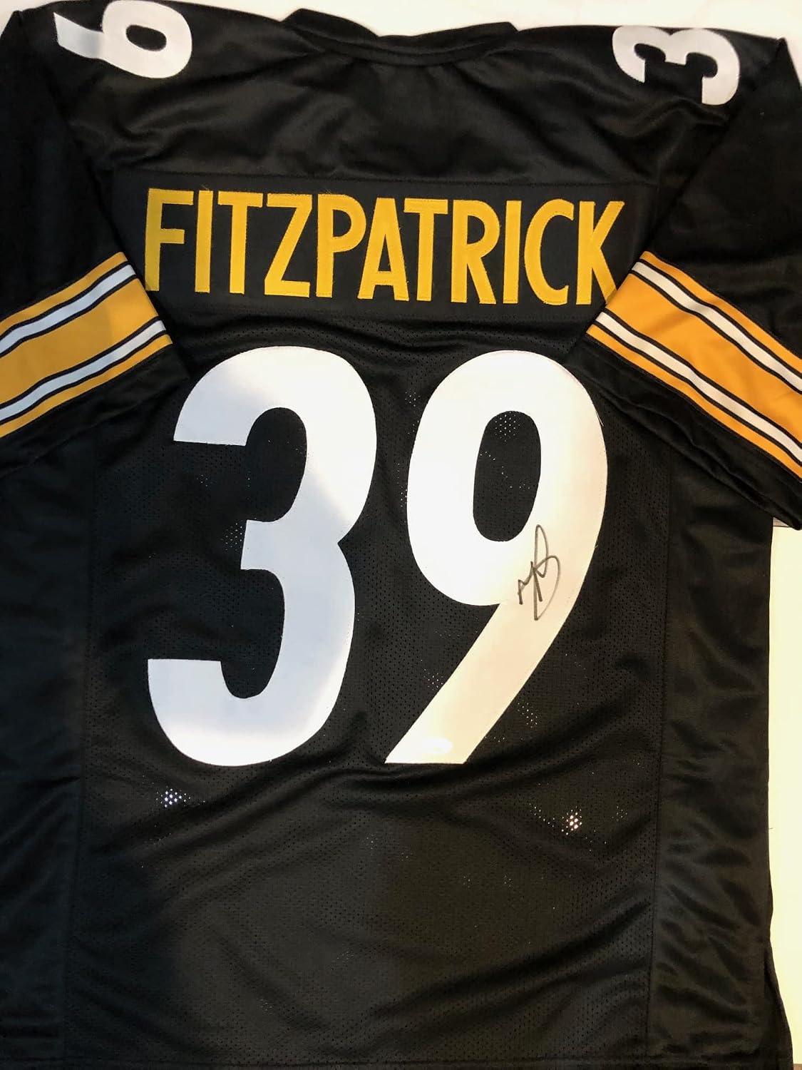 Autographed Minkah Fitzpatrick Steelers Custom Jersey - with JSA ...