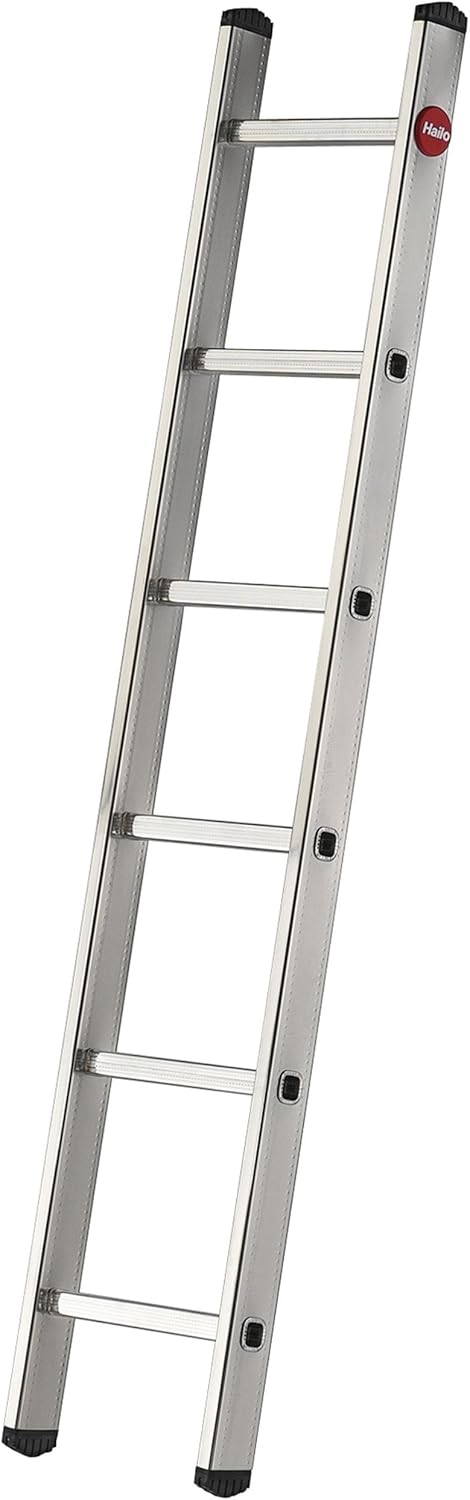 Hailo 7106-001 150 kg Capacity Single-Section Ladder (6 Rungs) : Amazon ...