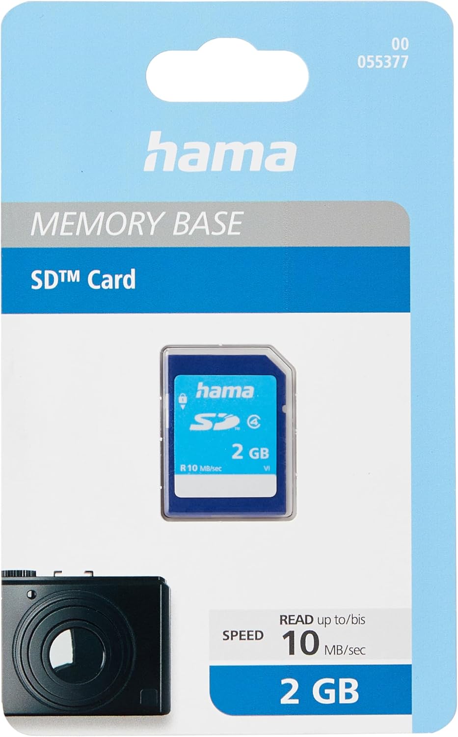 Hama SD Card | 2GB | Class 4 | 10mb/s | With Write Protection : Amazon ...