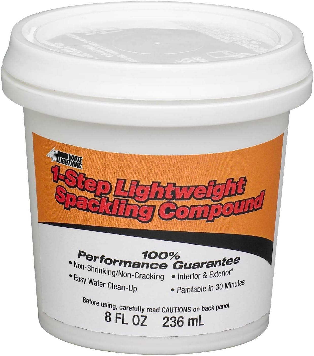 Amazon.com: White Lightning WL60512 1-Step Lightweight Spackling ...