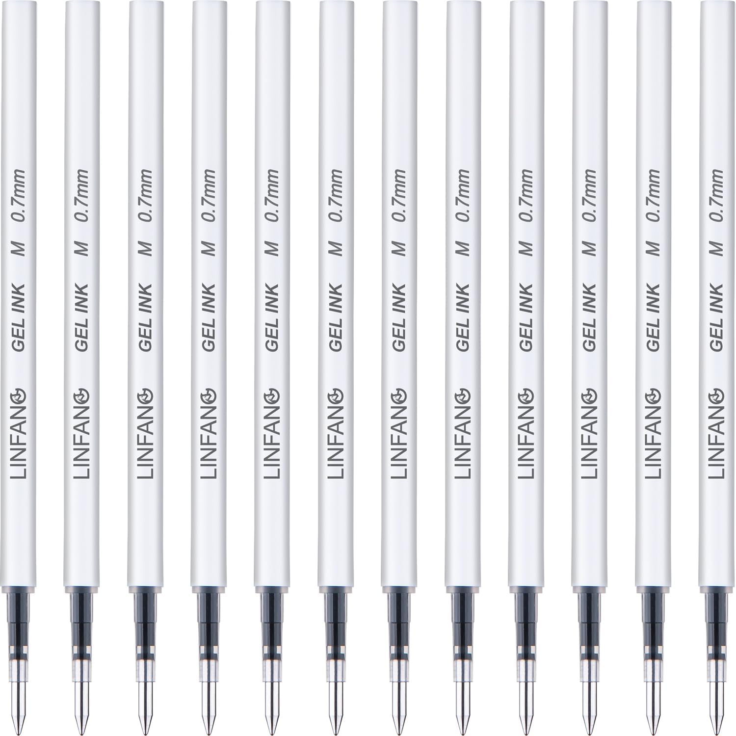 Amazon.com : 10 Pcs Black Ink Gel Ink Pen Refills Bundle with 10 Pcs ...
