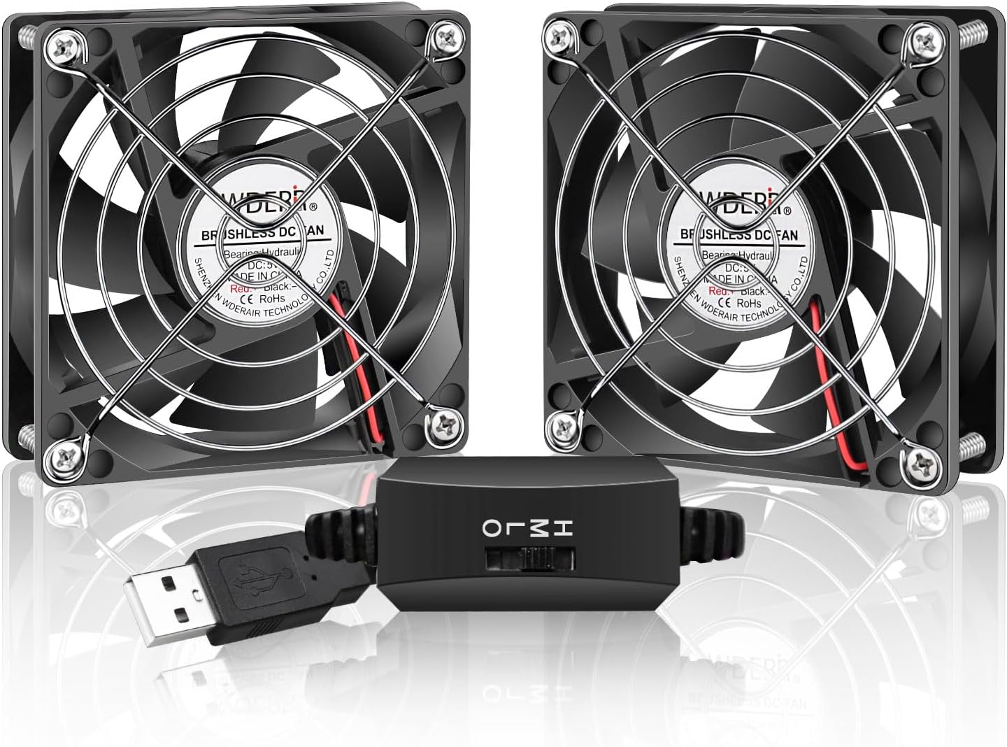 Amazon.com: Home Theater or Computer Cabinet Cooling Fan with ...