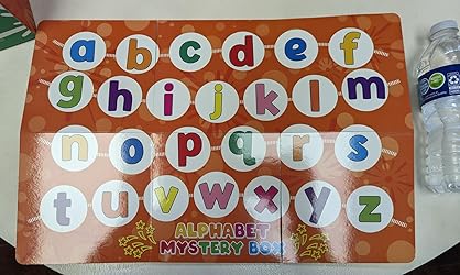 Amazon.com: Kasfalci Alphabet Mystery Box for Kids,26 PCS ABC Learning ...