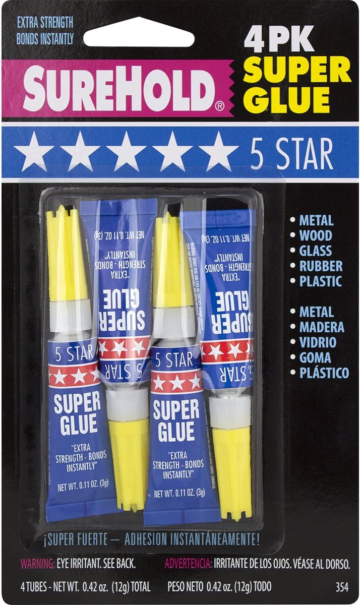 Amazon.com: SureHold SH-354 Super Glue 4 Pack : Arts, Crafts & Sewing
