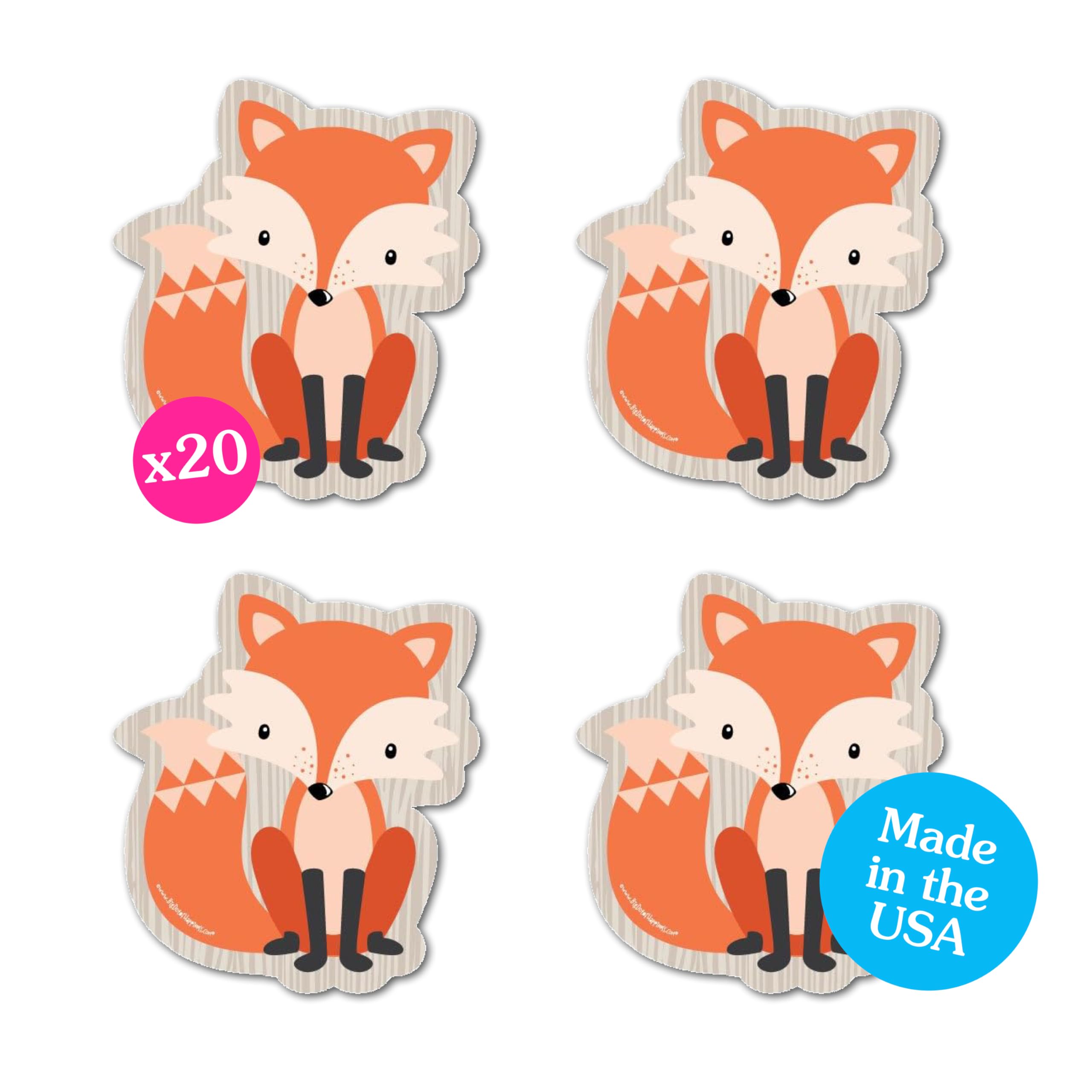 Amazon.com: Big Dot of Happiness Fox - Decorations DIY Baby Shower or ...