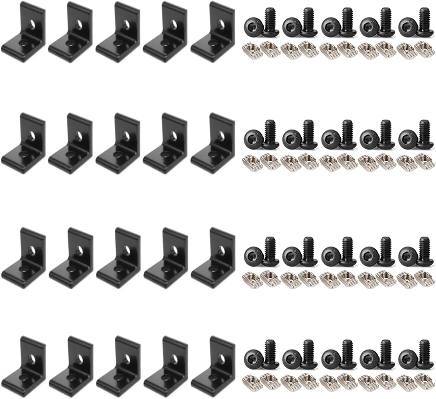 Amazon.com: BLCCLOY 20Pcs 20 Series Aluminum Extrusion Profiles 2020 ...