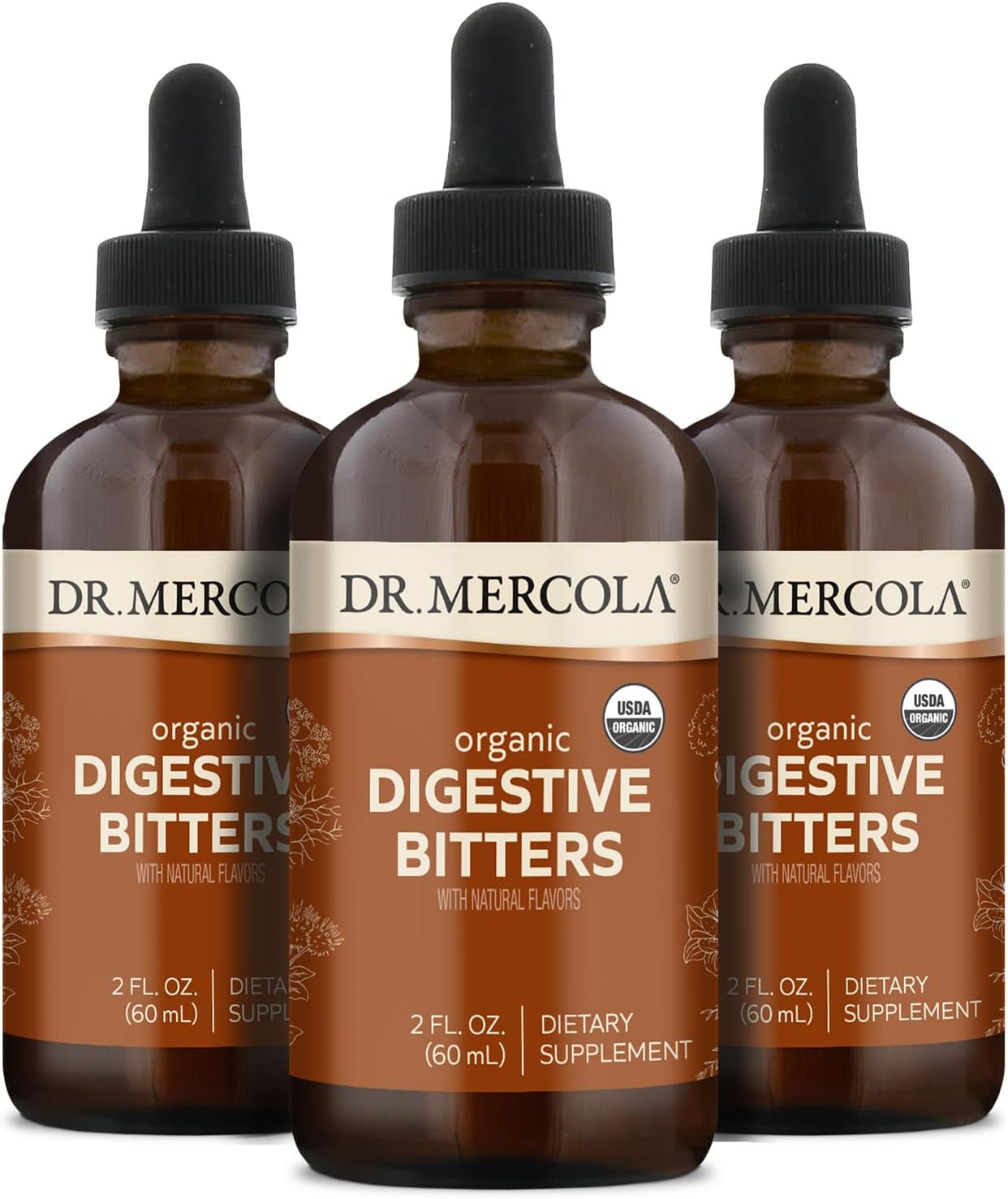 Amazon.com: Dr. Mercola Organic Digestive Bitters Liquid Drops, 2 Fl ...