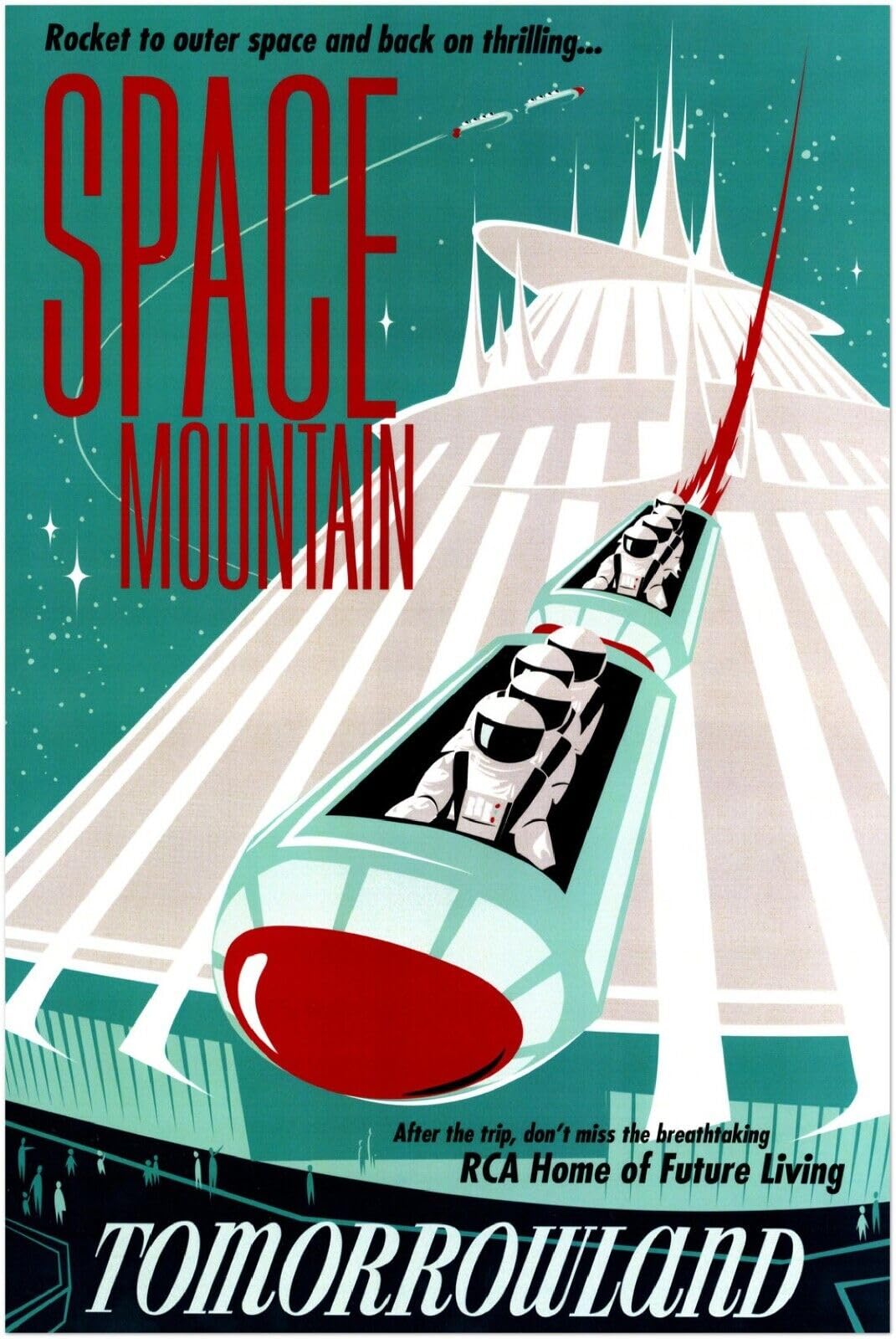 Space Mountain Disneyland Logo