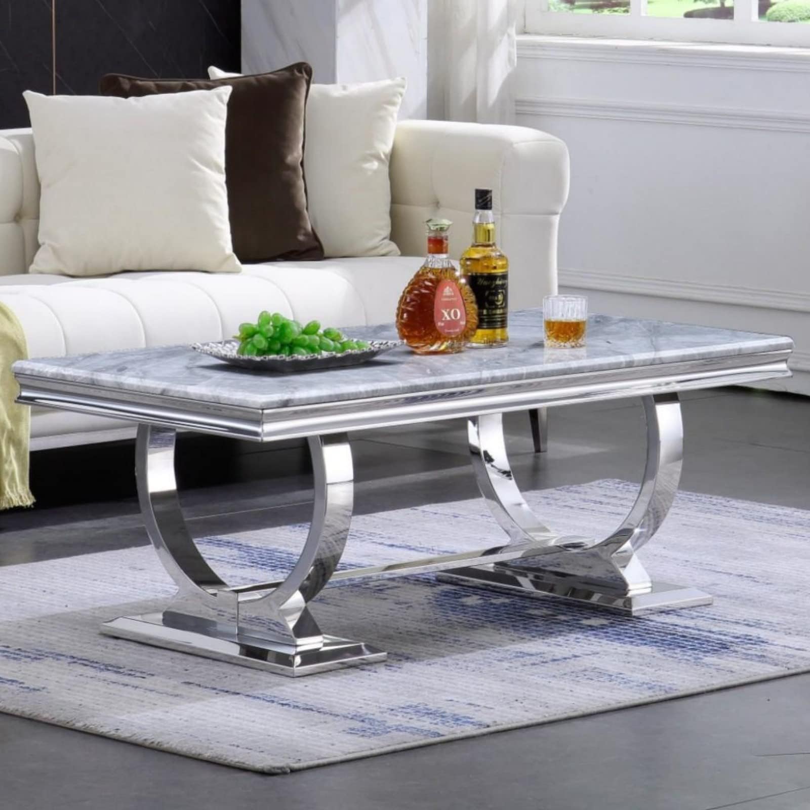 Amazon.com: Meridian Furniture Alexis Collection Modern | Contemporary ...