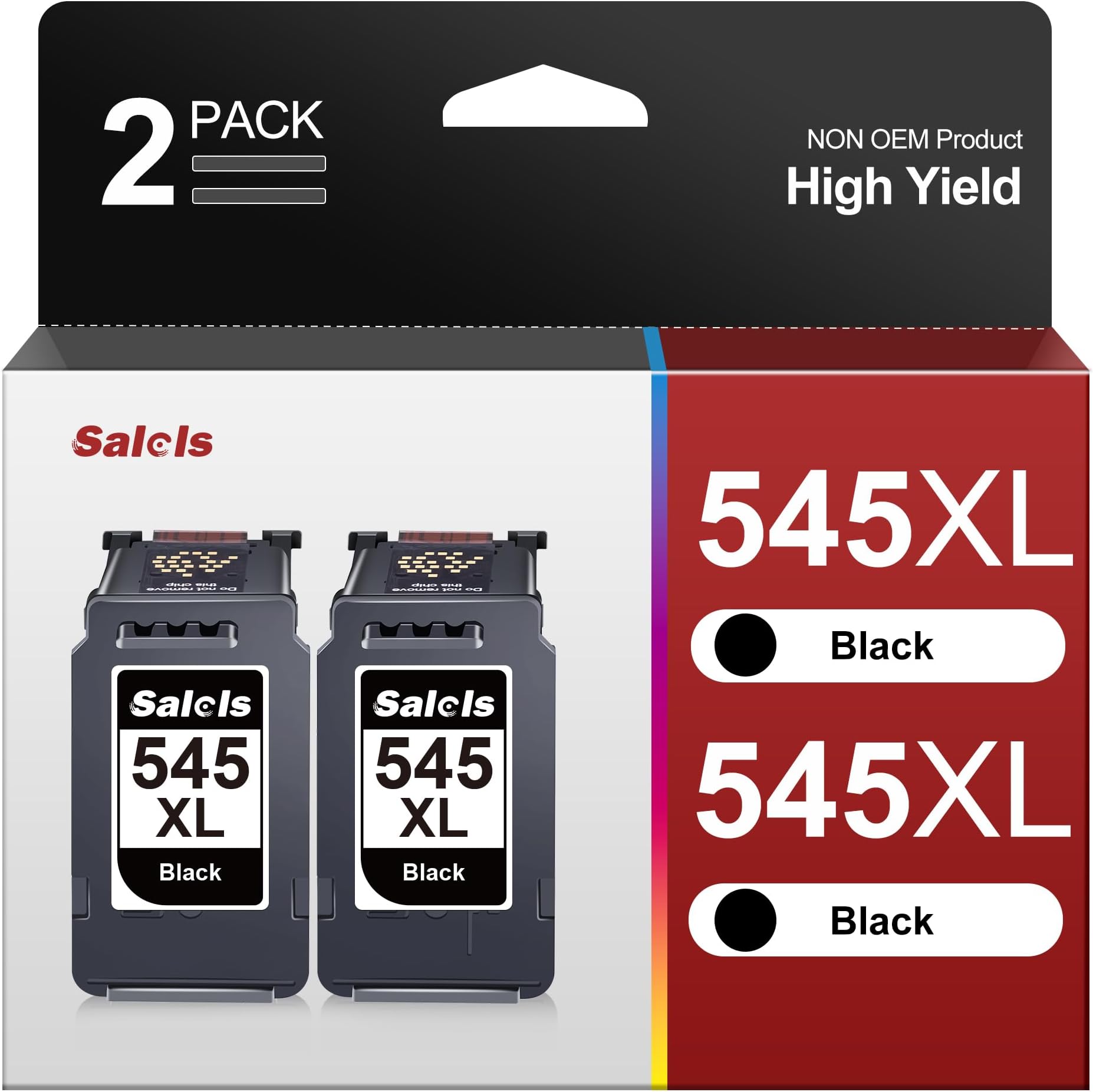 Canon Genuine Printer Ink - 1 x PG-545XL High Capacity 15ML Black Ink ...