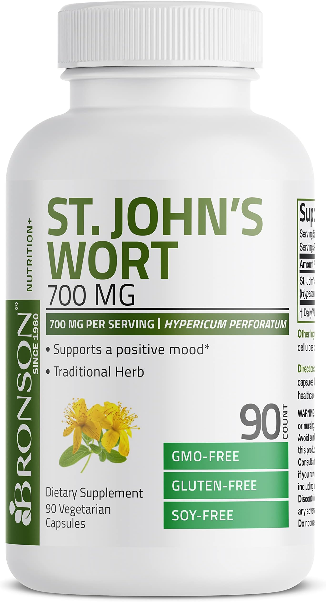 Amazon.com : Nature's Bounty St. John’s Wort 300mg Capsules, Herbal ...