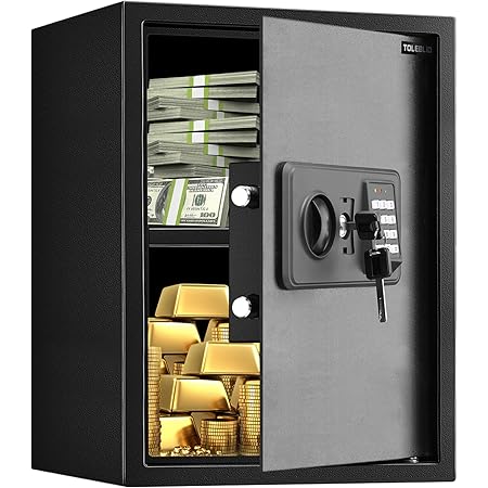 VEVOR Large Double Door Security Safe Box 2.6 Cubic Feet Steel Safe Box ...