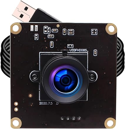 Amazon.com: ELP High Speed USB Camera 1080P Embedded Webcam Board with ...