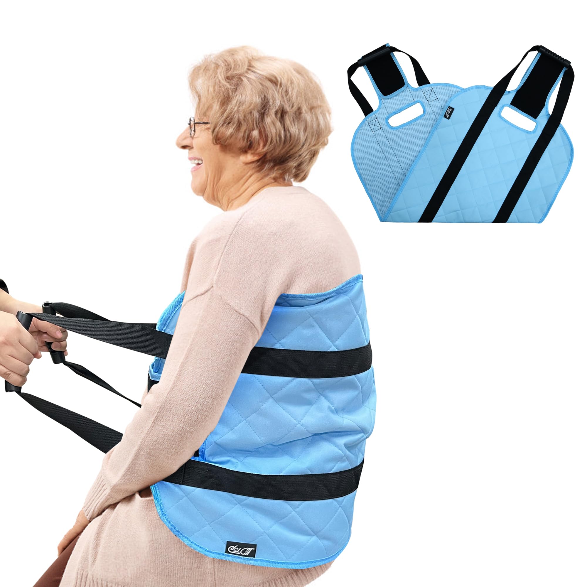 Amazon.com: JLDTOP Padded Transfer Sling Gait Belt for Elderly ...