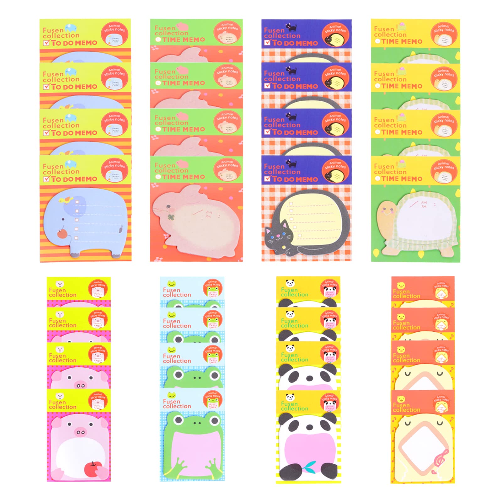 Buy Haakong 32 Pack Cute Sticky Notes Fun Sticky Notes Cute Note Pads ...