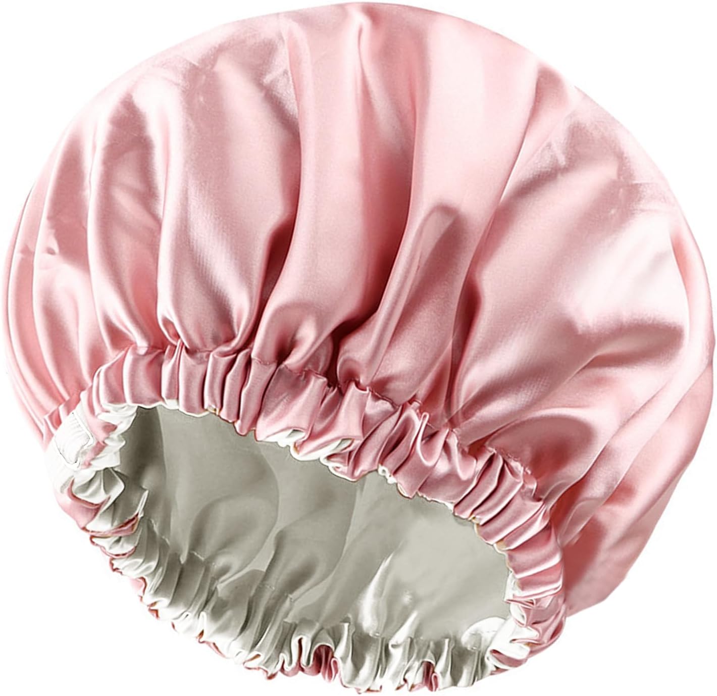 Amazon.com : Firstline® Evolve® Go Satin Shower Cap - Ivory : Beauty ...