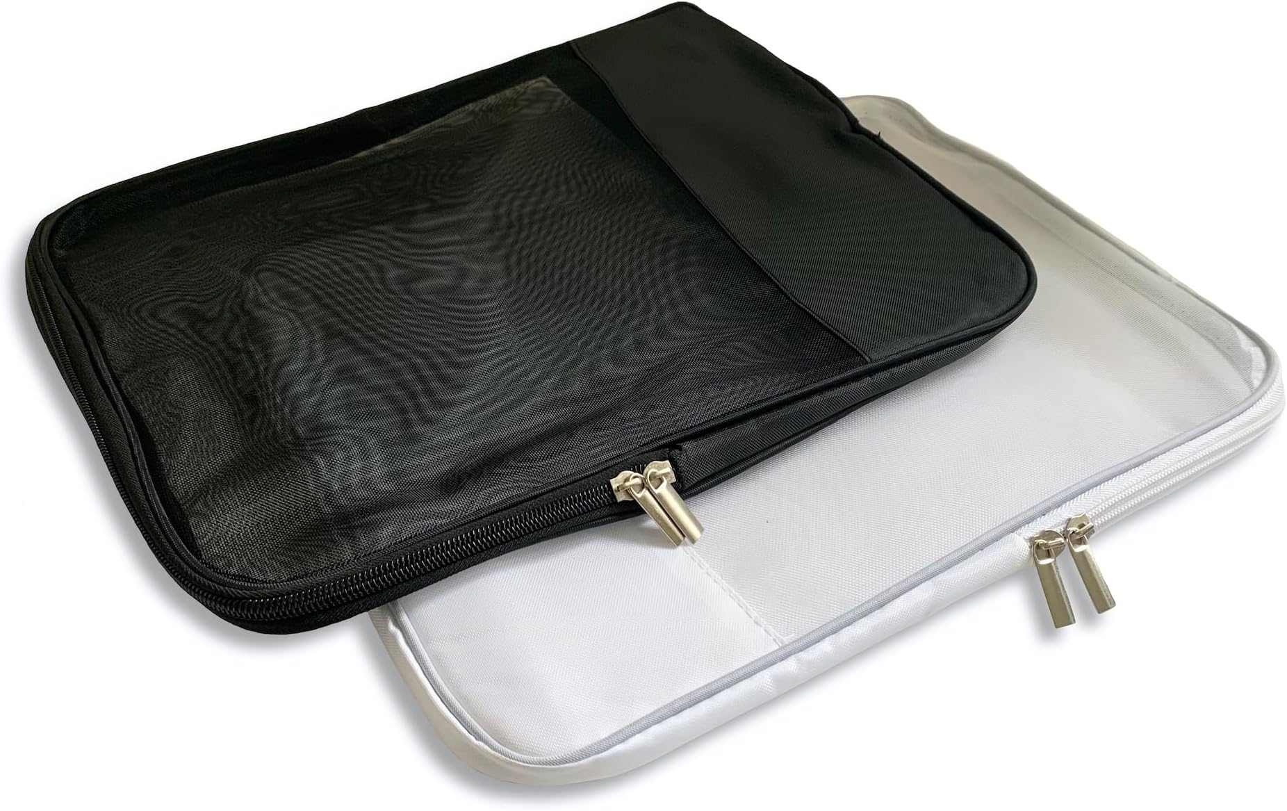 Pack of 2 A4 Mesh File Bags- Plastic Wallets A4 Folders Document Zip ...