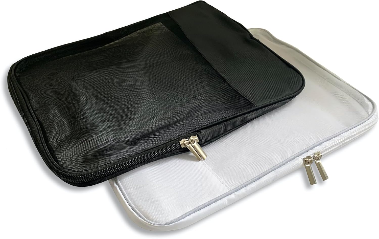 Pack of 2 A4 Mesh File Bags- Plastic Wallets A4 Folders Document Zip ...