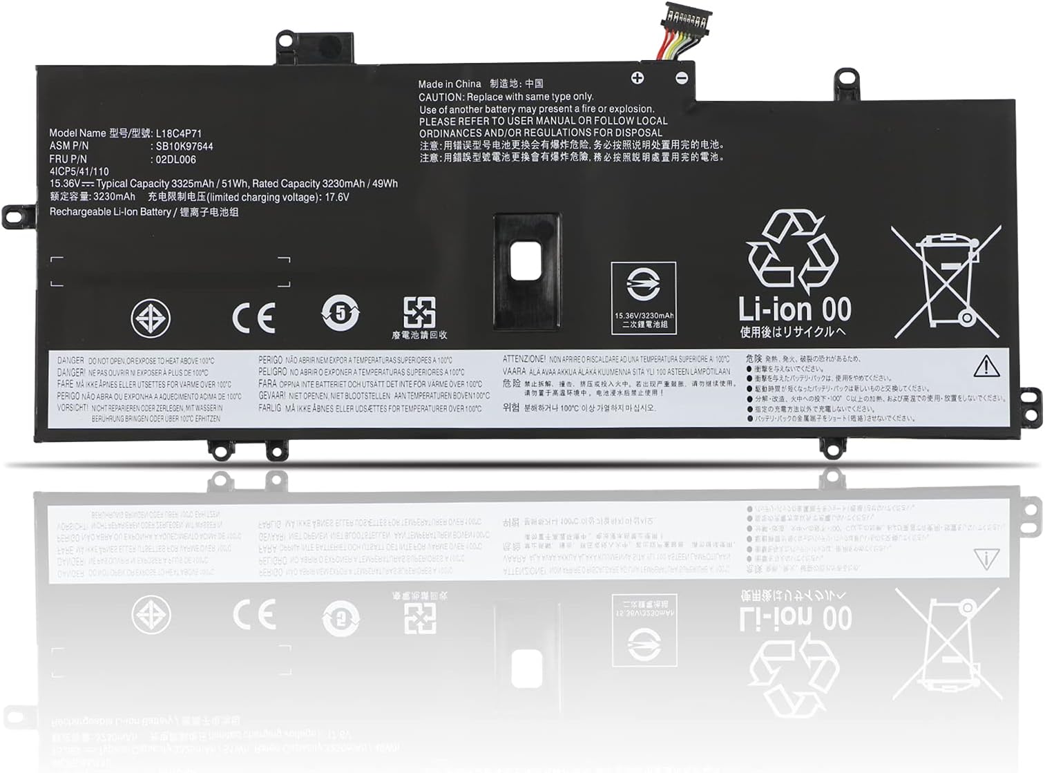 K KYUER 00HW028 01AV458 Batterie pour Lenovo ThinkPad X1 Yoga 2016 2017 ...