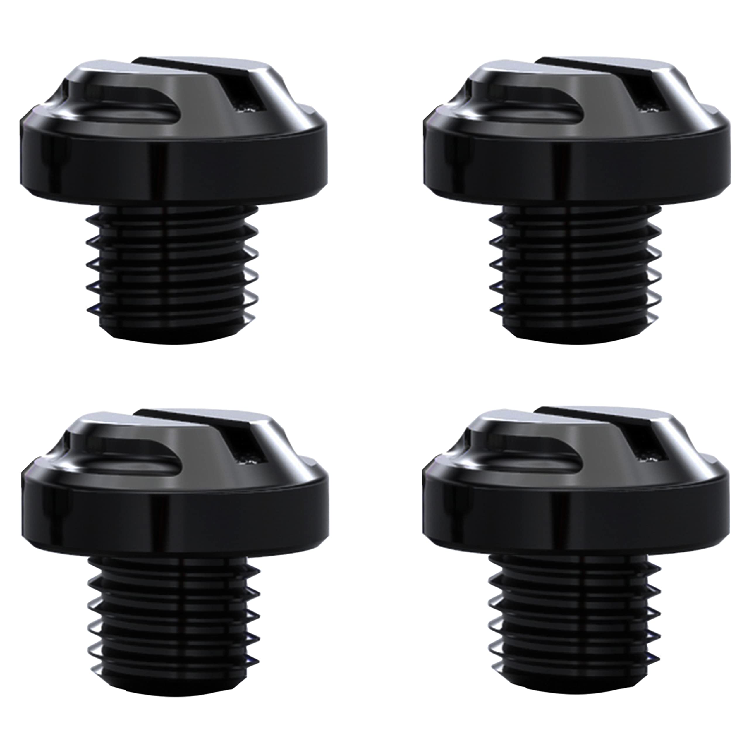 Amazon.com: AVERZELLA 4pcs CNC Motorcycle Mirror Hole Plugs Screws ...