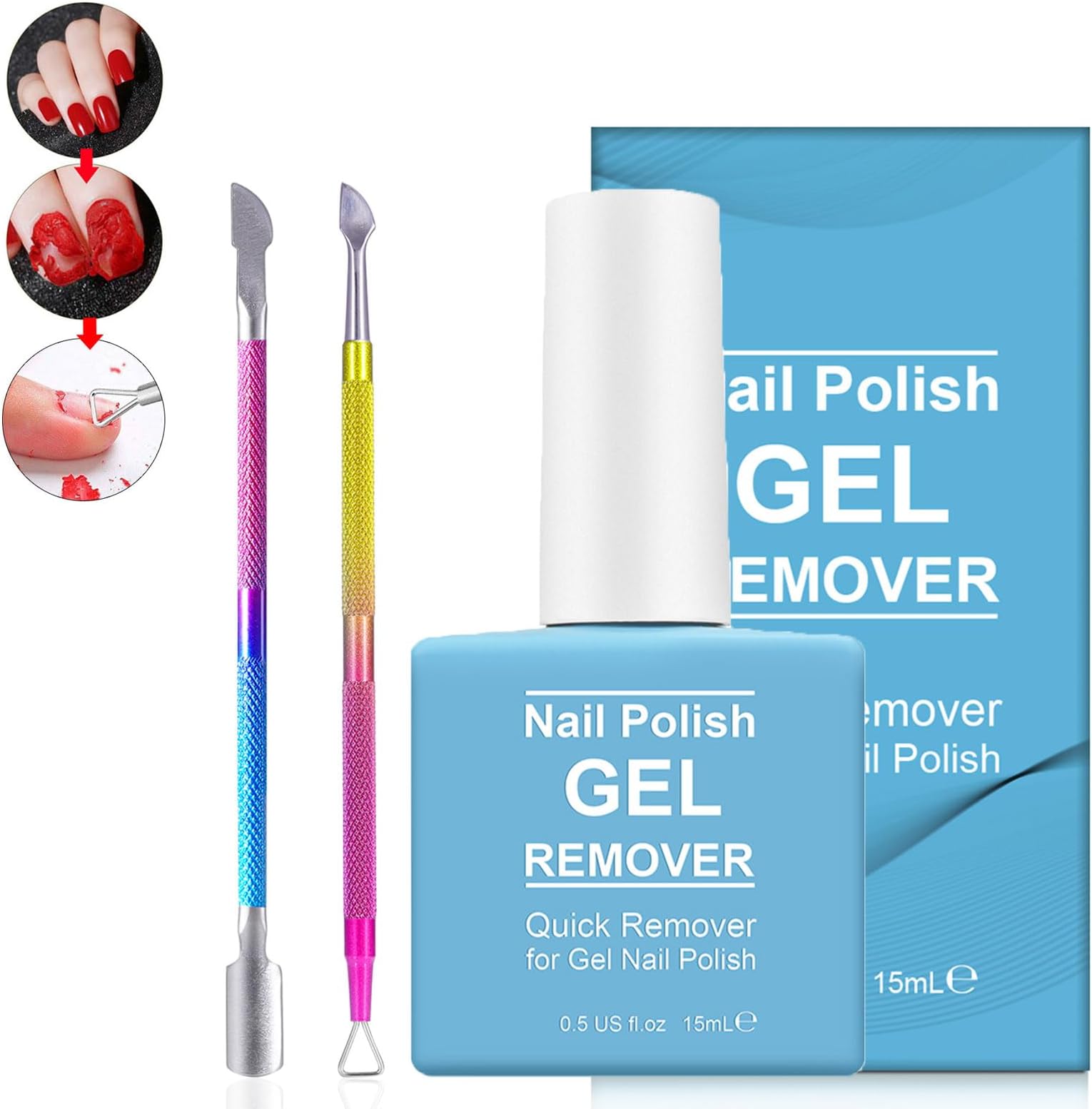 Amazon.com: Mia Secret GEL AND ACRYLIC REMOVER - 0.5 fl oz. - MADE IN ...