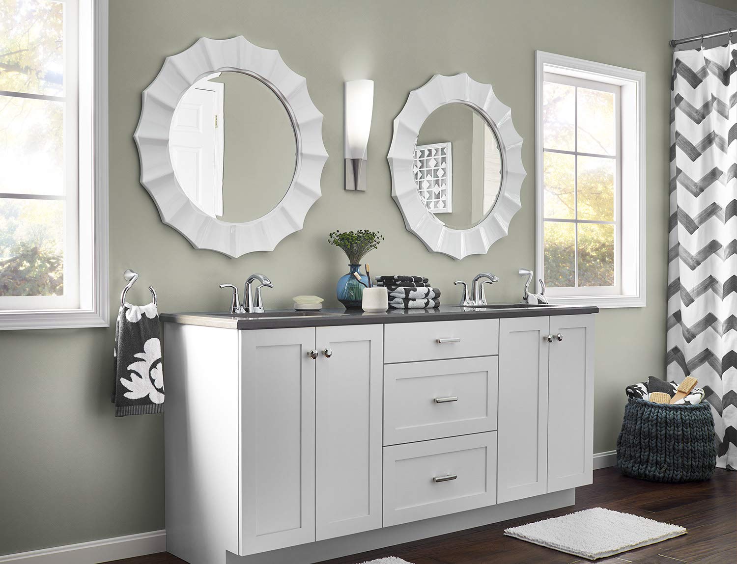 KILZ TRIBUTE Paint & Primer, Interior, Color Sample, Summer Haven, 8 Ounces