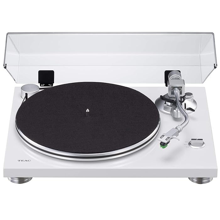 Buy Teac TN-3B-SE/WH Belt Drive Turntable, Record Player, Vinyl Record ...