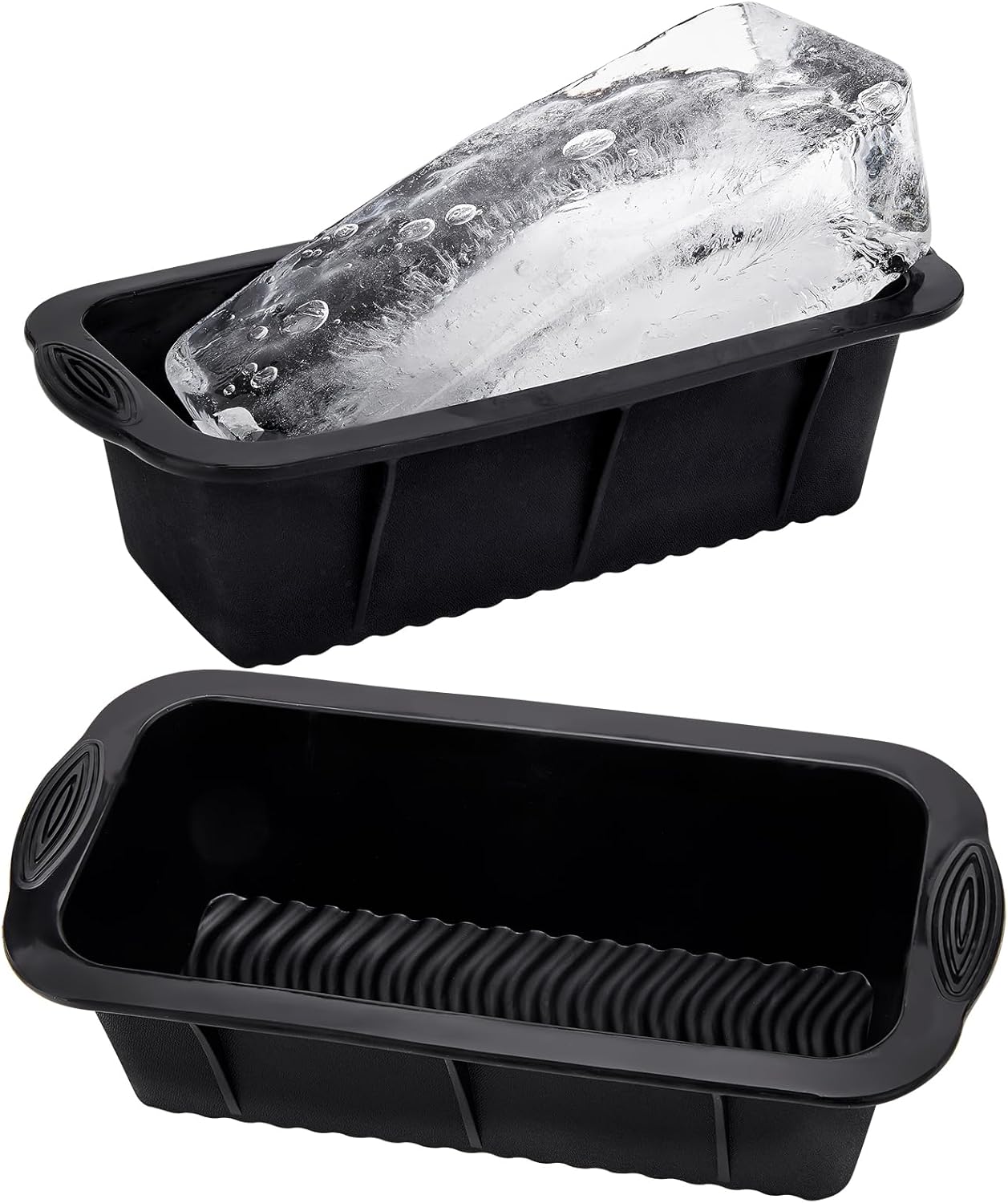 Amazon | Dincken Toal 4.5ポンド アイスブロックトレイ アイスバス用大型アイスキューブトレイ アイスバス用ウォーター ...