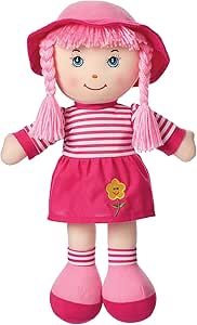 Amazon.com: Love & Hug 16" Huggable Soft Doll | Stuffed Plush Doll with ...