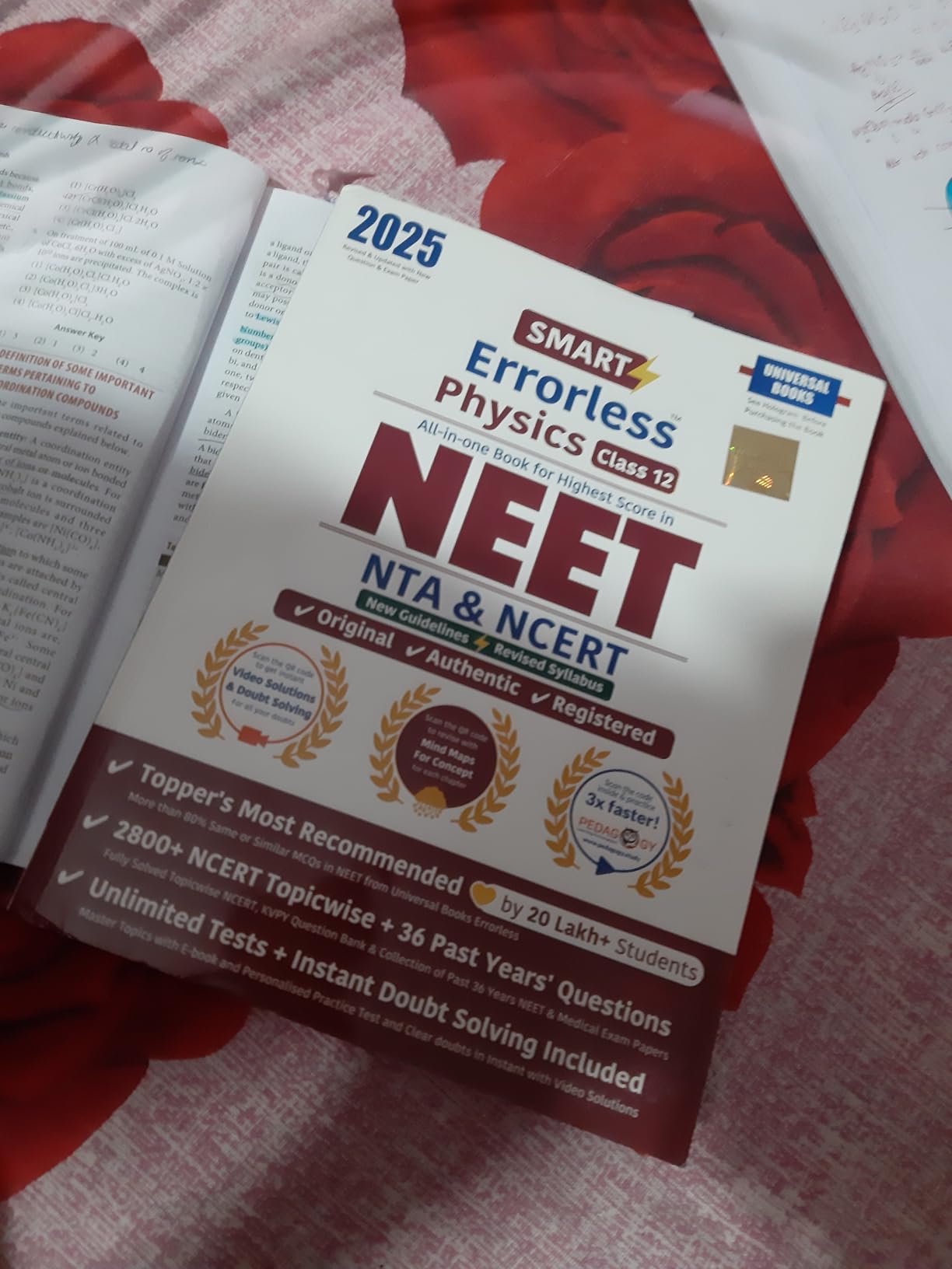 Buy Smart Errorless Physics NEET Class 12 (2025) - NCERT Based | 2800 ...