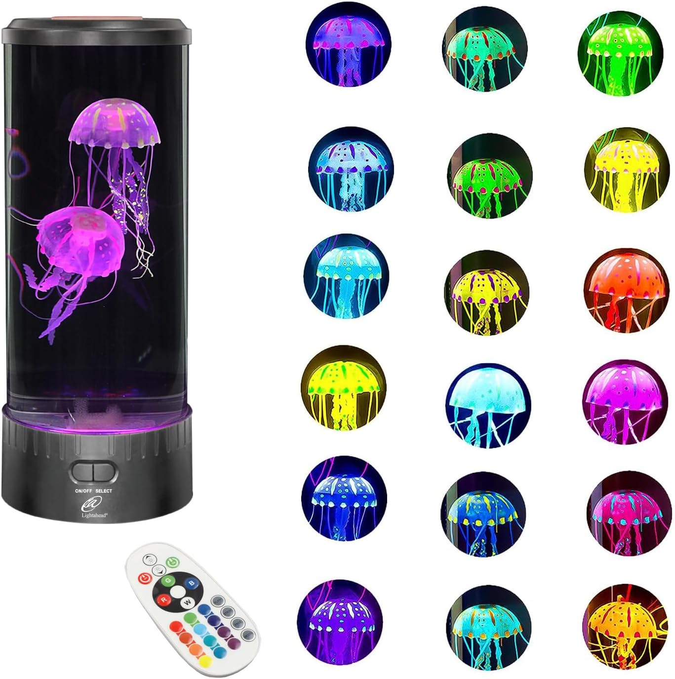 Wireless Express Lumina Large 14 Inch Jellyfish Mood Lamp with LED ...