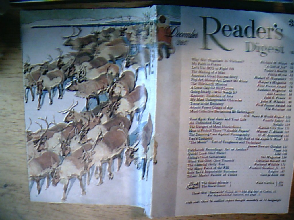 Reader's Digest Magazine, December 1965: Reader's Digest Editors ...