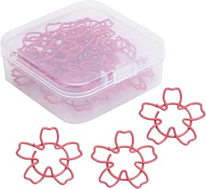 Amazon.com : 30Pcs Binder Clips, Paper Clips Rose Red Cute Cherry ...