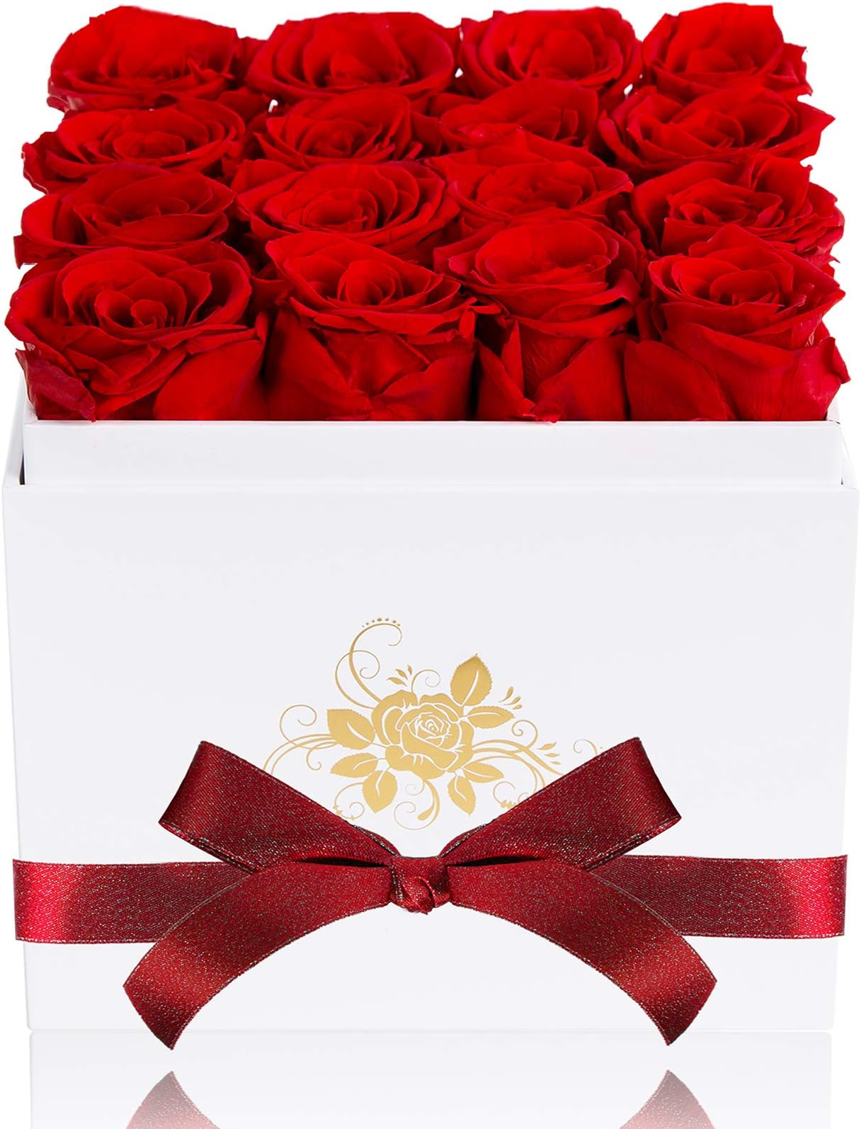 Amazon.com: Perfectione Roses Luxury Preserved Roses in a Box, Forever ...