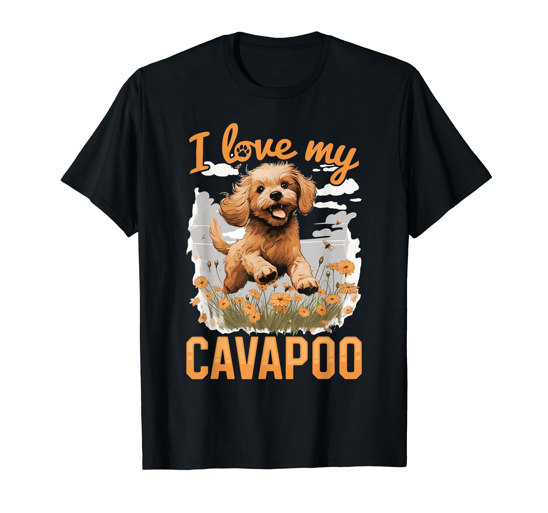 Amazon.com: Cavapoo Dog Breed Pet I Love my Cavapoo T-Shirt : Clothing ...