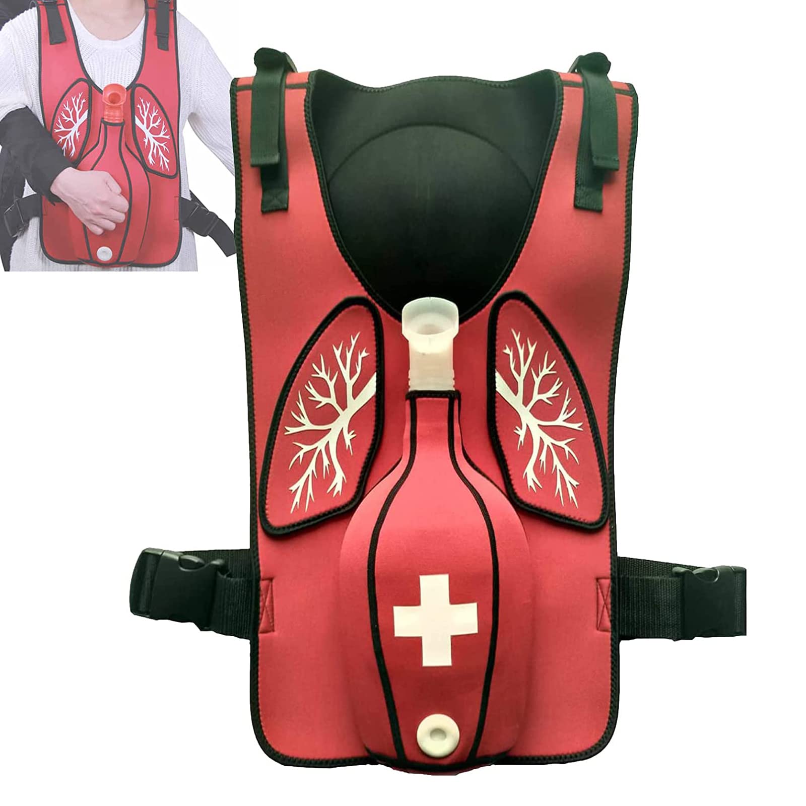 Oiakus Anti Choking Obstruction Trainer Vest Adult Airway Cpr First ...