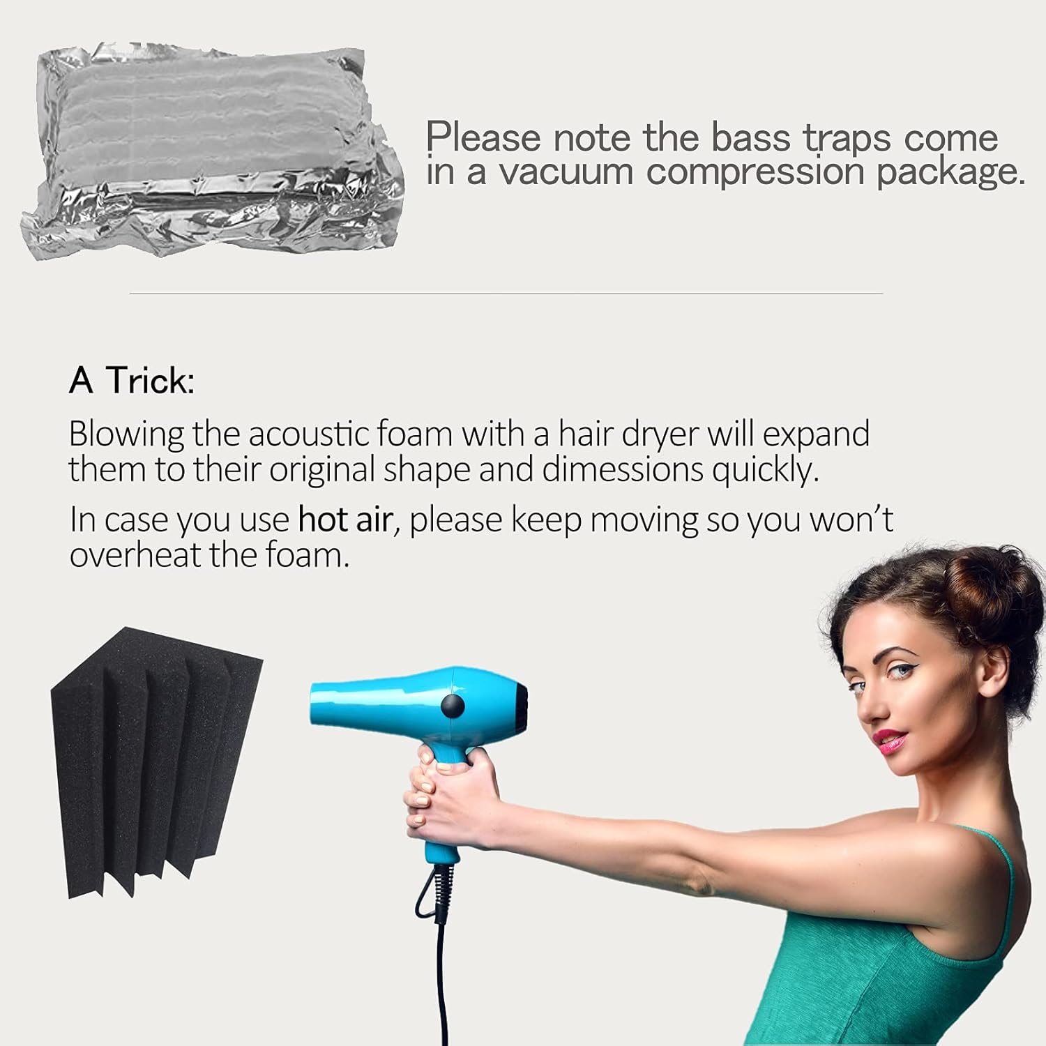 12-Pack Acoustic Foam Bass Traps - Low-Frequency Nepal | Ubuy