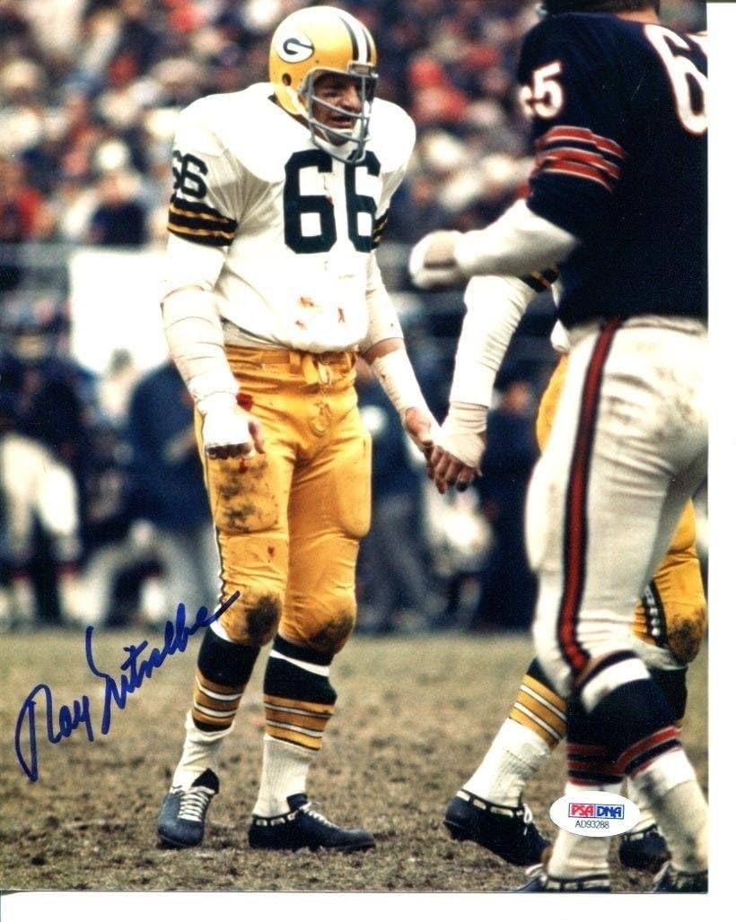 Ray Nitschke Signed Photo 8x10 Autographed Packers AD93288 - PSA/DNA ...
