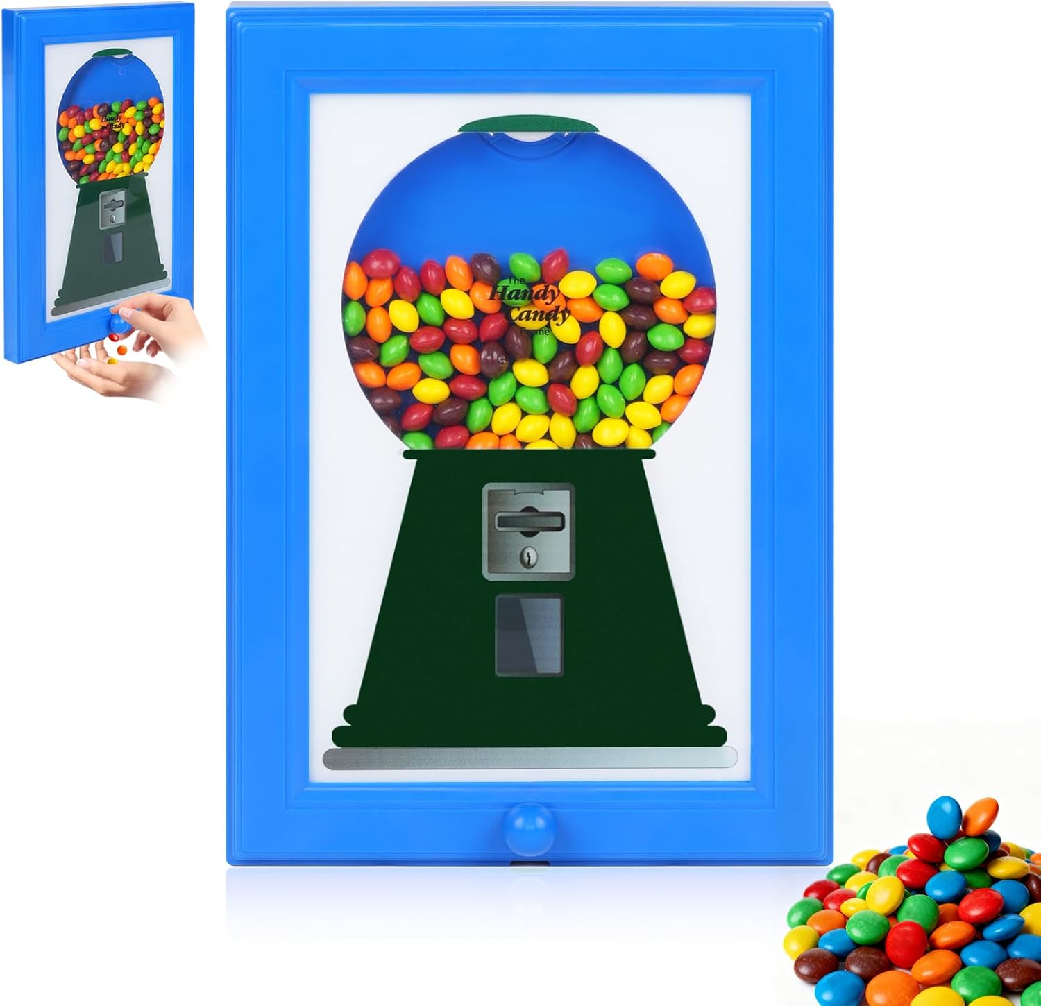 Amazon.com: Candy Dispenser Picture Hanging Frame - Gumball Machine in ...
