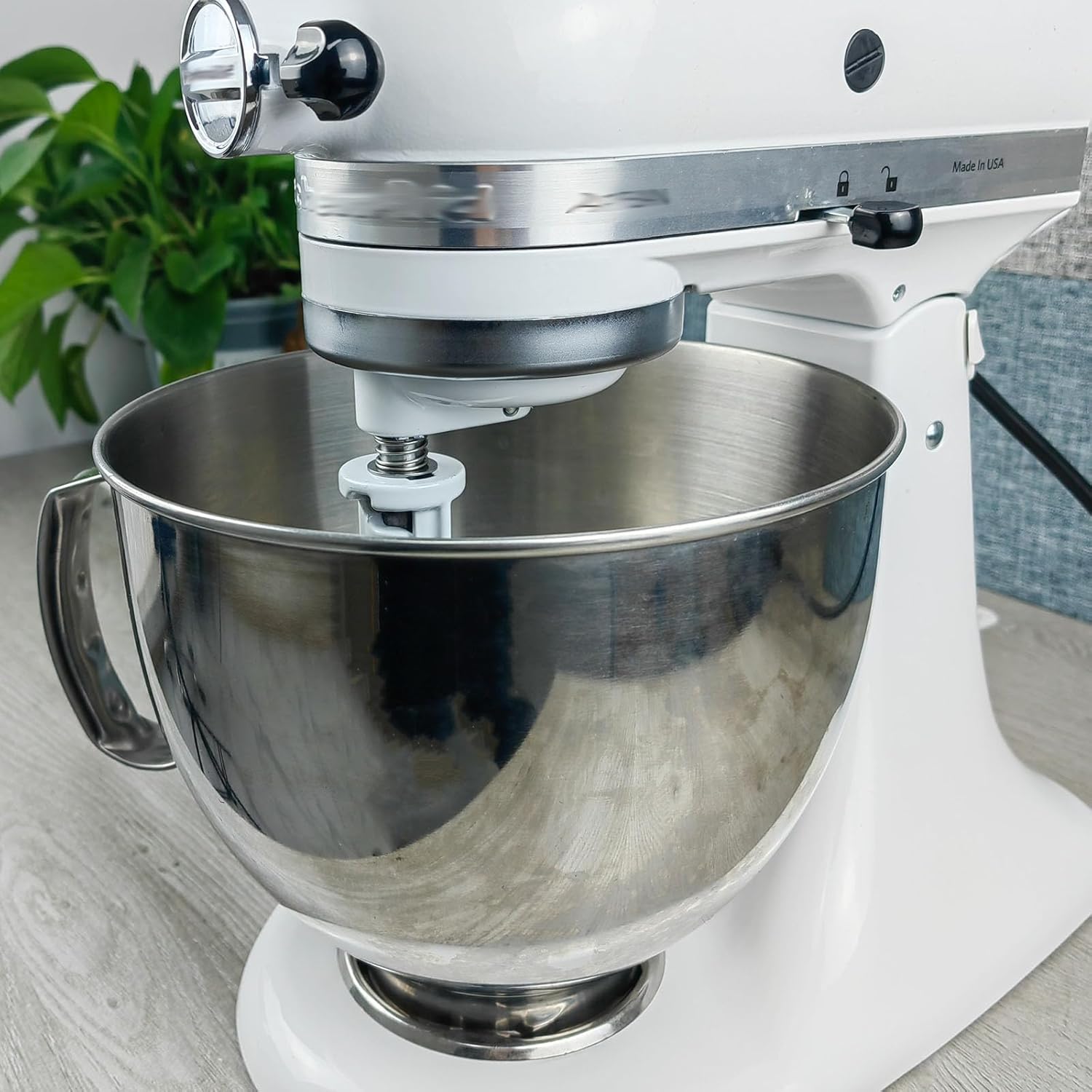 MITCHENIFY Paquete de 4 muelles y arandelas de acero inoxidable para batidora de pie Kitchenaid ...