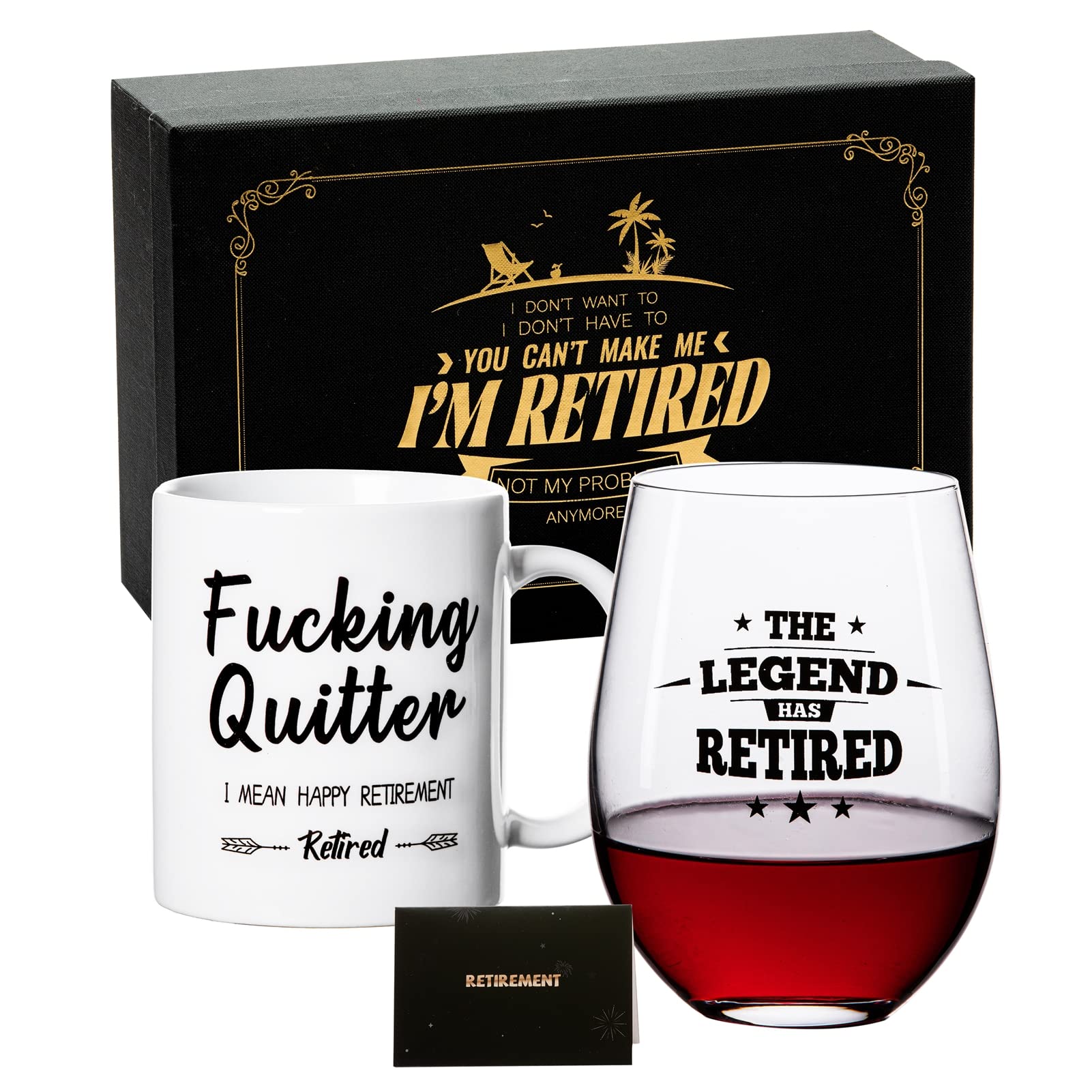 Amazon.com | PUGED Unique Retirement Gift for Men Gifted Package Set 11 ...