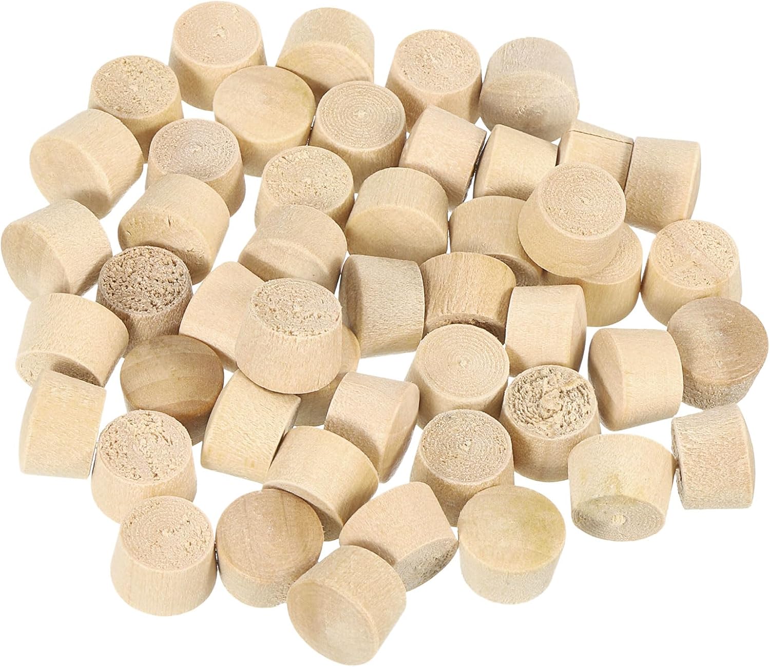 Amazon.com: uxcell Pocket Hole Plugs, 50Pcs 1/2 Inch - Flat Head Wood ...