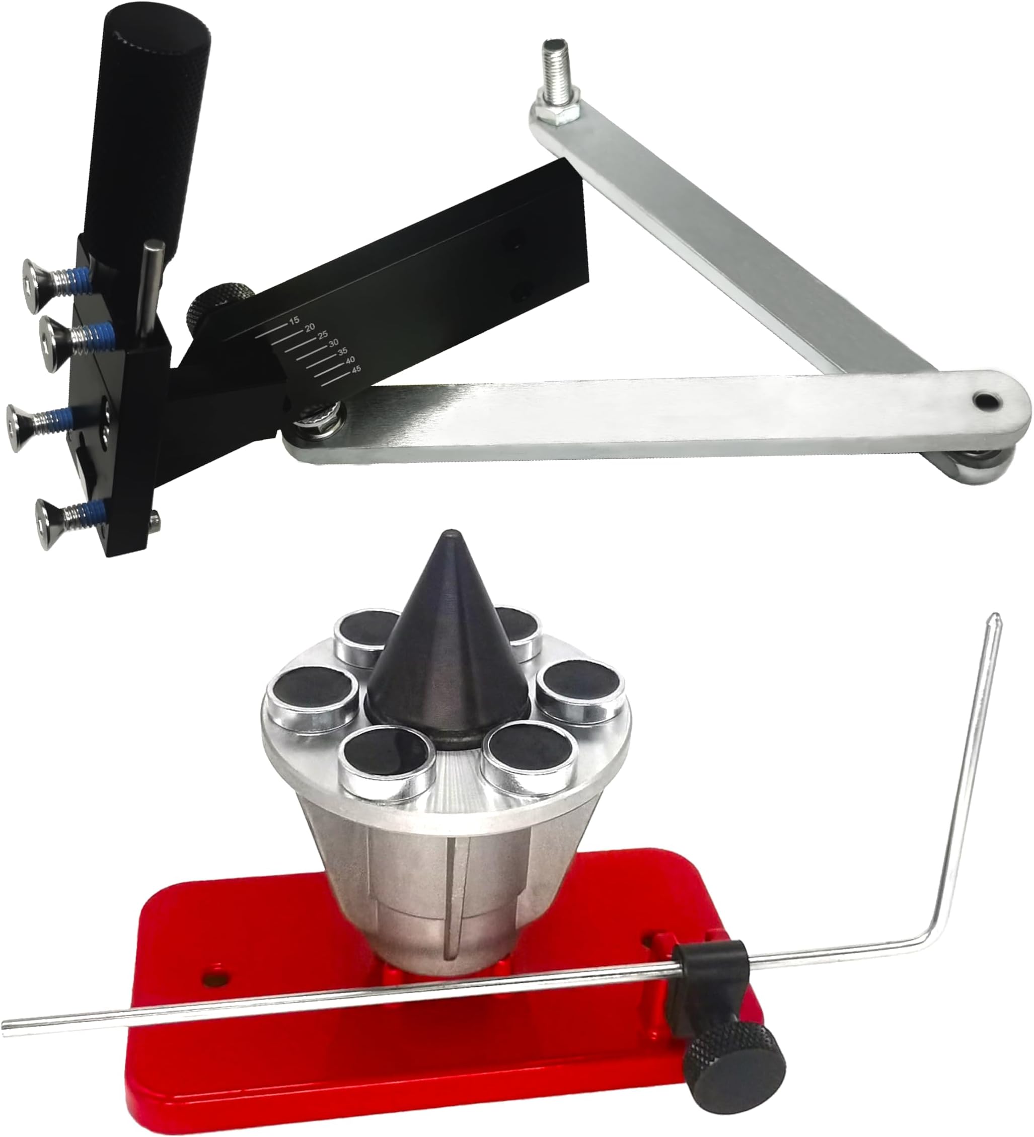 Amazon.com : Maxpower 339075B Magnetic Wall Mount Blade Balancer Red ...